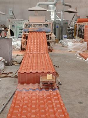 China 4500-6000sqm Per Container Loading Quantity ASA Material UPVC Roofing Sheet Rome Spanish Style PVC Roof Tile for House for sale
