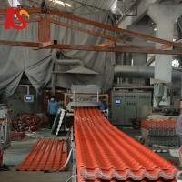 China 15 Years Color Lasting Synthetic Resin Teja Espanola PVC Roofing Tile with Fire Protection B1 for sale