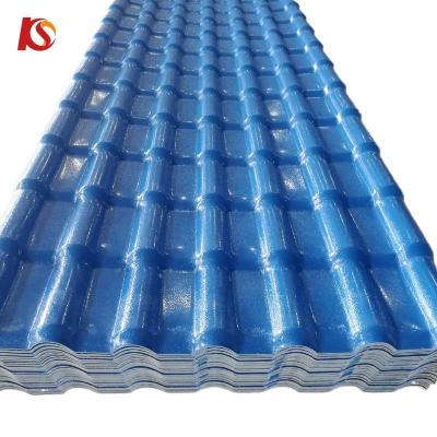 China Excellent Anti-Load Performance S Tiles PVC Roofing Sheet with 10 Years Color Lasting and Durable Performance for sale