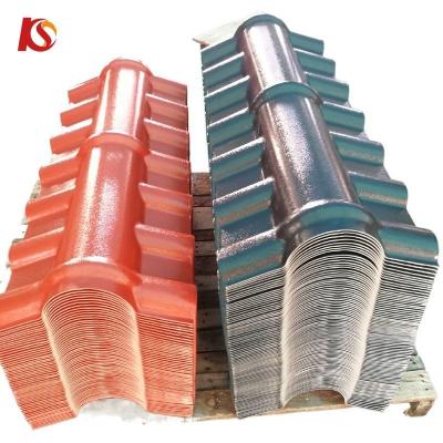 China Lightweight and Weather-Resistant ASA PVC Roofing Shingle Sheets for Villa Synthetic Resin Material for sale