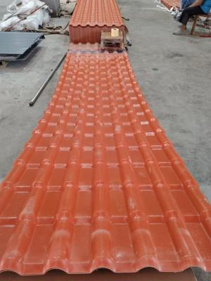 China Other Chemical Materials PVC Teja Espanola Plastic Roofing Sheet Spanish PVC Roof Tile for Residential House Villa for sale