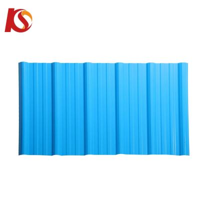 China Blue Plain Transparent Plastic PVC Roof Tiles UPVC Corrugated Roofing Sheet for Customer Requirements for sale