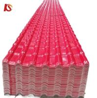China 2.000kg Gross Weight Customized ASA PVC Roofing Tile with Waterproof Material Synthetic Resin for sale