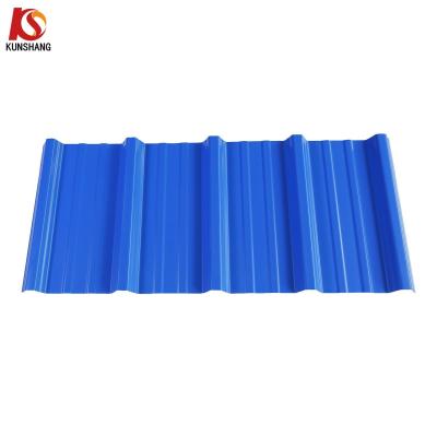 China Colorful 930mm Width Tejas PVC Corrugated UPVC Plastic Roofing Sheets for Customer Requirements for sale