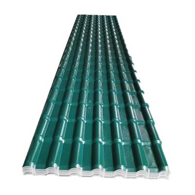 China Lamina De PVC Durable Spanish Roofing Tile Sheet with 1050mm Customized Length and Package Gross Weight of 2.000kg for sale