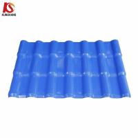 China 1050mm Synthetic Resin ASA PVC Spanish Style Roof Tile with Other Chemical Materials and in Brick Red for sale