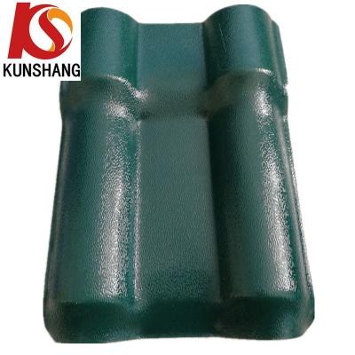 China 2.3-3.0MM Synthetic Resin Solid Building Materials Trapezoidal ASA Spanish Roof Sheet Durable and Stylish Roof Tiles for sale