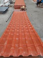 China 1050mm Width Plastic Roofing Sheet Warehouse Building Material PVC Teja Espanola Anti-Corrosion ASA Spanish Roof Tile for sale