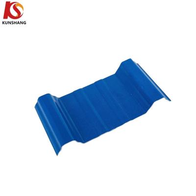 China Customized Colorful UPVC Trapezoidal PVC Roofing Sheet ASA Surface Roof Tiles for House/Building Warehouse/ Customized for sale
