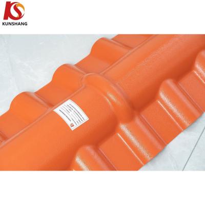 China 20-Year Guarantee Double Roman UPVC Tiles for Warehouses High Heat Resistance and Heat Resistant up to 70 Celsius for sale