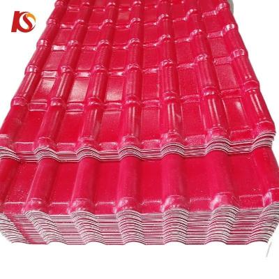 China ASA Resin Synthetic Roofing Tile for Building Exterior Weight/M2 3.8-5.7kg Heat Resistance -40 70 Celsius for sale