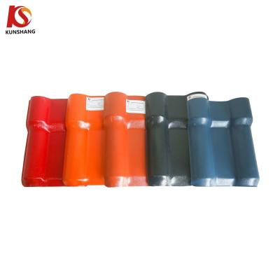 China Listing Building Materials ASA Resin Synthetic Roofing Tile with 2.3-3.0mm Thickness and 10 Years Color Lasting for sale