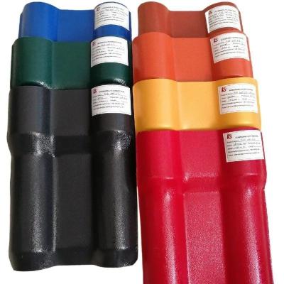 China Customized Spanish Style ASA Coated PVC Synthetic Resin Roof Tile Teja for Easy Assembly and Customized Design for sale