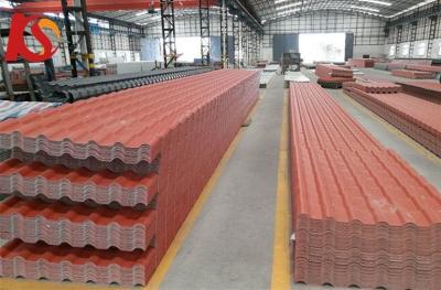 China Weather Resistant ASA Surface PVC Tile Roof Sheet for Prefab House Roofing Spanish Tile and 2.000kg Package Gross Weight for sale