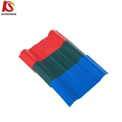 China 1130mmx5900mm Anti-Aging UPVC Roofing Tile ASA Coated Trapezoid PVC Roof Sheet Package Size 35.00cm * 30.00cm * 15.00cm for sale