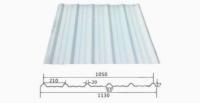 China Plain Roof Tiles Classical UPVC Corrugated Roofing Sheets Various Colors Lamina De PVC Width 1130mm for sale