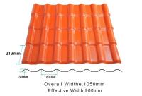 China House Package Size 35.00cm * 30.00cm * 15.00cm ASA Roof Tile with Excellent Appearance Fire Water Resistant UPVC Sheet for sale