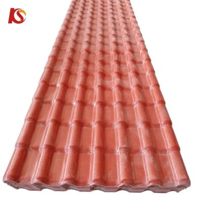 China Fire and Water Resistant ASA Resin Roof Tile with 15-Year Color Lasting H.S Code 39259000 Customized Length for sale