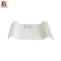 China Kunshang PVC Roof Tiles Eco-Friendly Customized Corrugated Plastic ASA Coated PVC Roof Roofing Sheets 1130mmx5900mm for sale