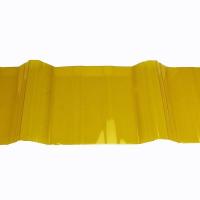 China UV Protection Layer Clear Corrugated PC Policarbonato/Polycarbonate Sheet 0.8mm-3mm Thickness and Durable Anti Ultraviolet for sale