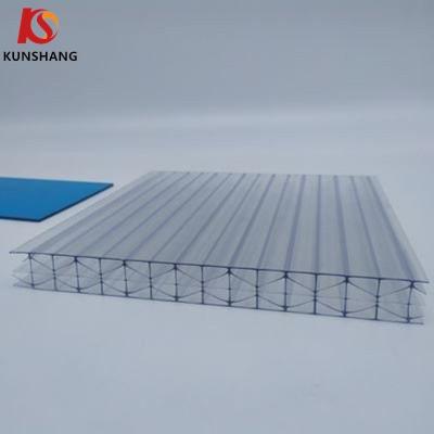 China Polycarbonate Roof Tile Sun Sheets PC Embossed Sheets 2100mm Multi-Wall Multi Layers Honeycomb X Structure PC Polycarbonate for sale
