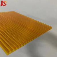 China Anti UV Lamina De Policarbonato Greenhouse Skylight Polycarbonate Hollow Sheet in 35.00cm * 30.00cm * 15.00cm Package Size for sale