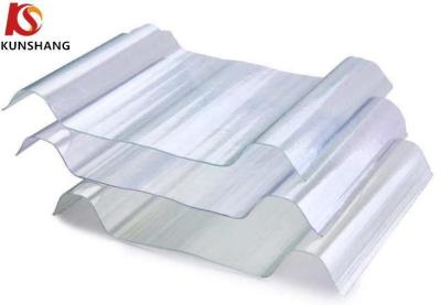 China Smooth Surface FRP Corrugated Roof Sheet in 720-1130mm Width for Sustainable and Eco-Friendly Roofing for sale