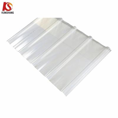 China Good Corrosion Resistance GFRP Fiber Glass Roofing Panels FRP Roof Sheet Width 720-1130mm for Industrial and Commercial for sale