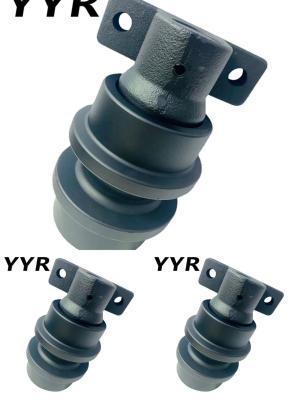 China HD700 Excavator Carrier Roller  Track Bottom Roller 50Mn/40MnB Material for sale