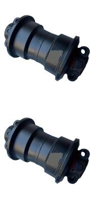China OEM SY395 Excavator Bottom Rollers 50mn 35MnB Forging Casting Process for sale