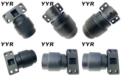 China EX200 Excavator Chain Roller 40MnB/50Mn HRC55-58 Forging Casting  Process for sale