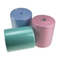 China 30gsm Washable Non Woven Jumbo Roll Rags Tearproof Disposable For Kitchen for sale