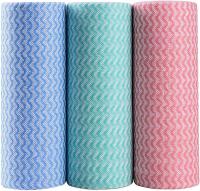China Household Non Woven Kitchen Towels Roll Disposable Multiscene for sale