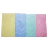 China Durable Polyester Non Woven Clothing , Twill Pattern Non Woven Kitchen Wipes for sale