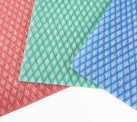 China Lint Free Disposable Non Woven Cloth , 50gsm Kitchen Wipes Non Woven Fabric for sale