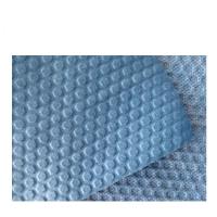 China Blue Embossed Non Woven Cloths Cleaning Wipes Woodpulp Material for sale