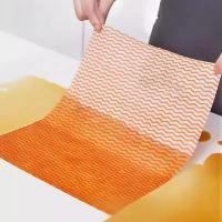 China Waterproof Kitchen Cloth Wipes Durable , Food Grade Disposable Dish Towels for sale