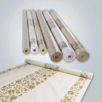 China Biodegradable Holiday Table Cloth 60gsm , Printed Disposable Wedding Tablecloths for sale