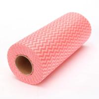 China Kitchen Spunlace Non Woven Jumbo Roll Cleaning Cloths Disposable for sale