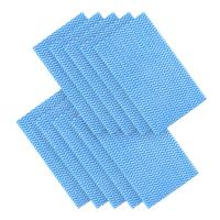 China Spunlace 50GSM Disposable Dish Cloths , Super Absorbent Blue Disposable Rags for sale