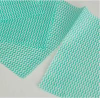 China ISO Home Disposable Cleaning Rags , Kitchen Floor Spunlace Non Woven Fabric for sale