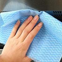China Kitchen Disposable Dishwashing Wipes Washable Anti Bacterial for sale