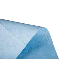 China 60gsm Blue Heavy Duty Industrial Wipes Roll Wood Pulp PP Rags Nontoxic for sale