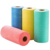 China 22x40cm Disposable Cleaning Cloths , Multipurpose Dish Wipes Disposable for sale
