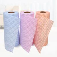 China Washable Disposable Cleaning Wipes , Multicolor Spunlace Nonwoven Fabric for sale