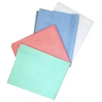 China Washable Disposable Cleaning Wipes , Multicolor Spunlace Nonwoven Fabric for sale