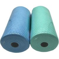 China Antibacterial Food Service Wipers Multicolor Viscose Polyester Material for sale