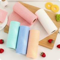 China 20x30cm Disposable Kitchen Wipes Cloth Roll Multipurpose Durable for sale