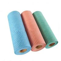 China Multicolor Disposable Kitchen Rags Wipes For Cleaning Practical Nontoxic for sale