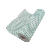 China Spunlace Kitchen Cleaning Towel Roll , Multicolor Disposable Washcloths For Dishes for sale